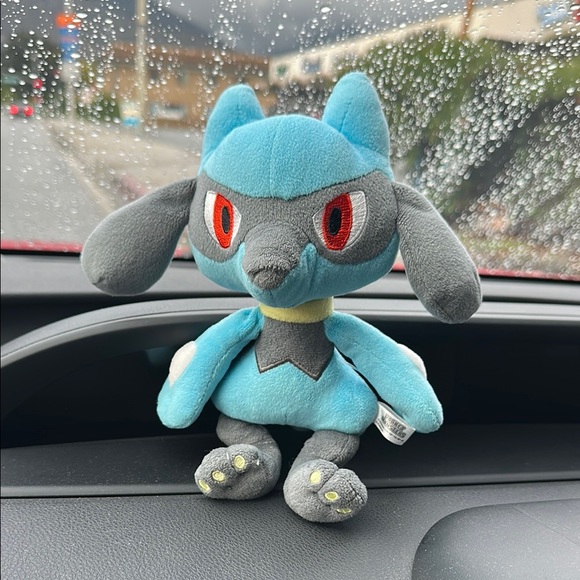 Toys | Pokemon Riolu Blue And Gray Plush Toy 7 | Poshmark